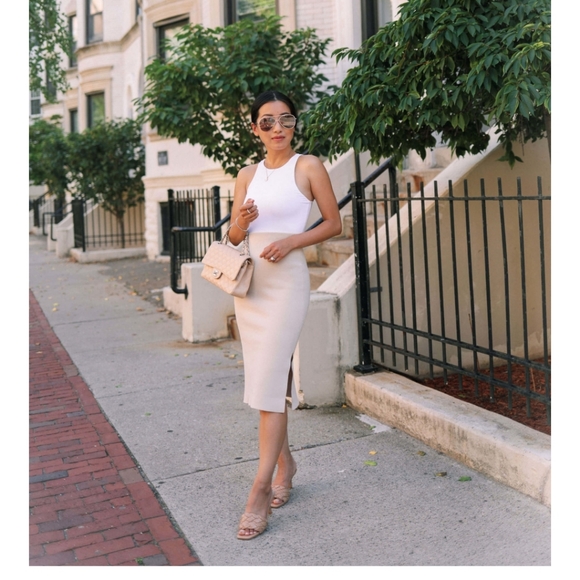 Express | Tops | Nwt Express Body Contour High Neck Cropped Tank | Poshmark